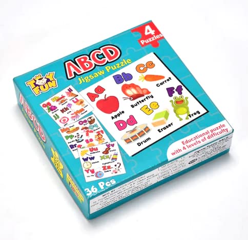 Buy Qwid ABCD Jigsaw Puzzle for Kids of Age 2 Years Above, Educational ...