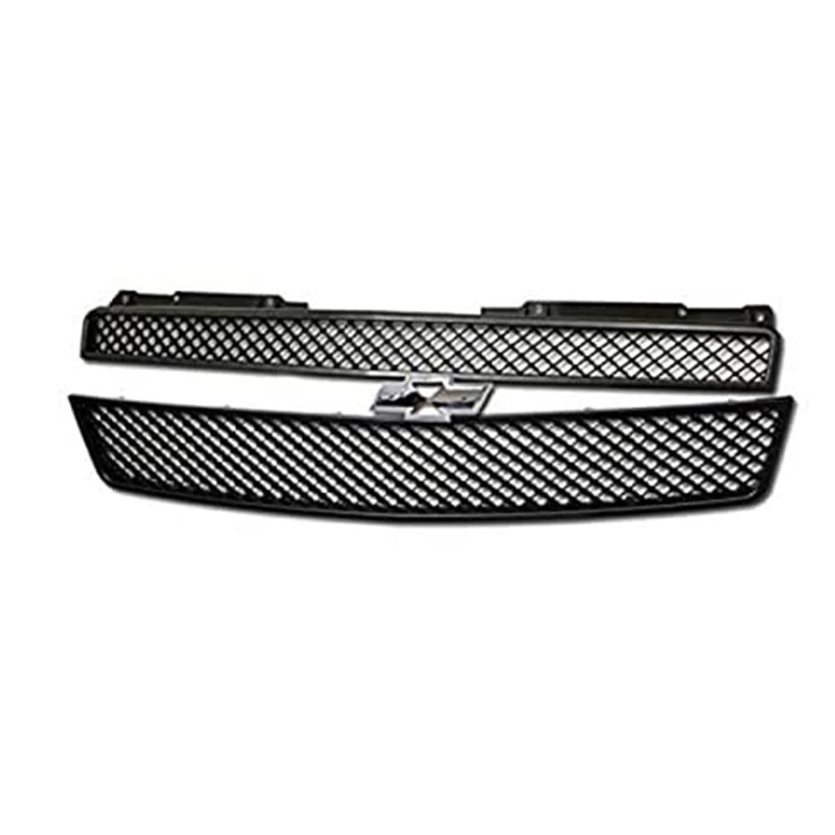 Amazon.com: S&T Racing Matte Black Mesh Front Hood Bumper Grill Grille ...