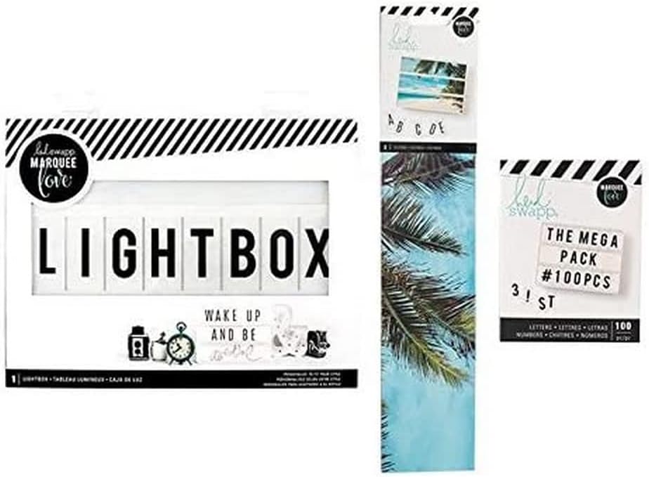 Amazon.com: Heidi Swapp Lightbox Value Bundle - Lightbox, Beach ...