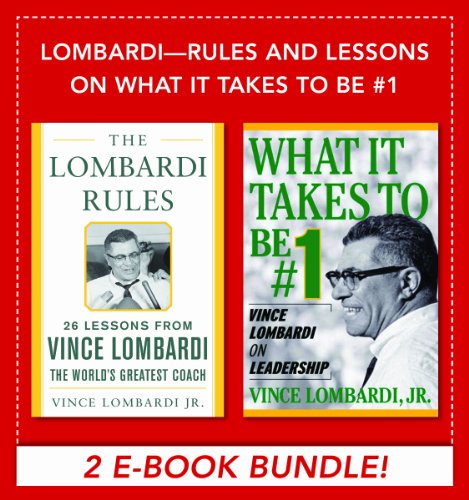 Amazon.com: Lombardi - Rules and Lessons on What It Takes to Be #1 ...