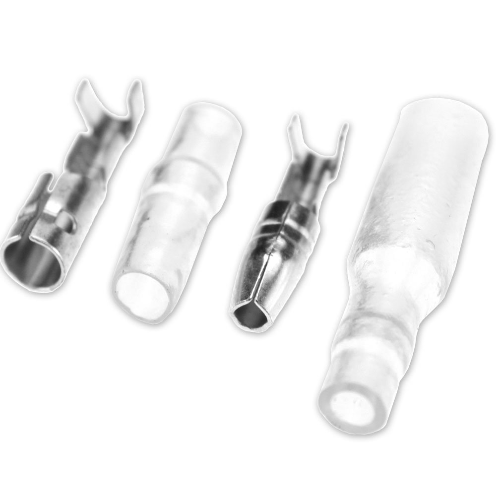 Amazon.com: SING F LTD 3.9mm Motorcycle Bullet Male Female Connector ...