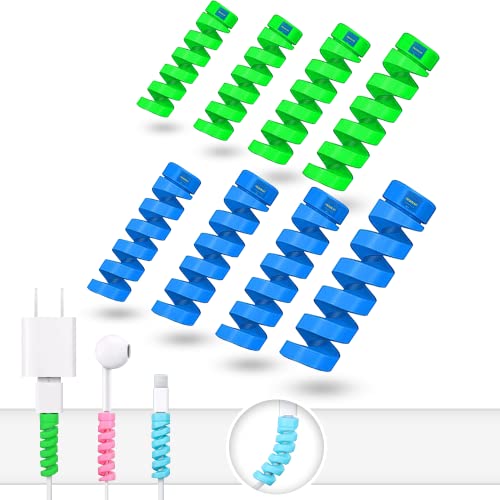 Freshdcart Silicon USB Cable Protector Charger Wire Saver 8 Pieces ...