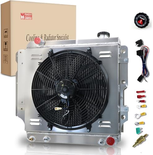 Amazon.com: ReadyCool 4 Row Core Aluminum Radiator for 1987-2006 Jeep ...