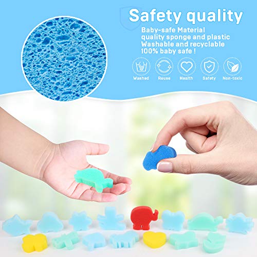 Snapklik.com : Paint Sponges For Kids, 39pcs Early Learning Toddlers ...