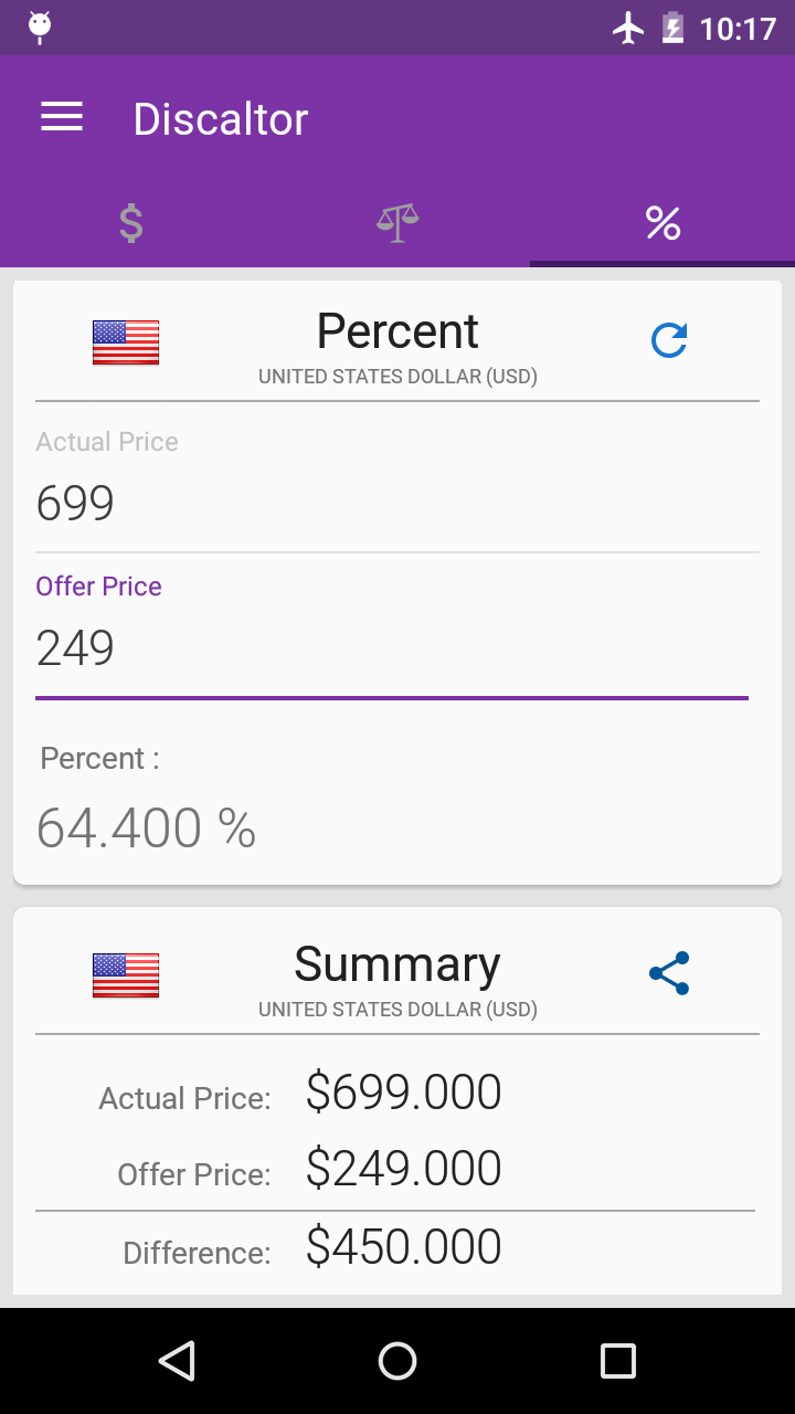 Discaltor Pro (Discount Calculator) - App on Amazon Appstore