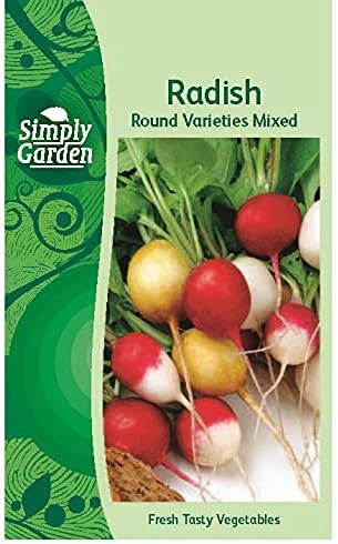 Simply Garden Radish Round Mixed Seeds Root Vegetable Grow Your Own ...