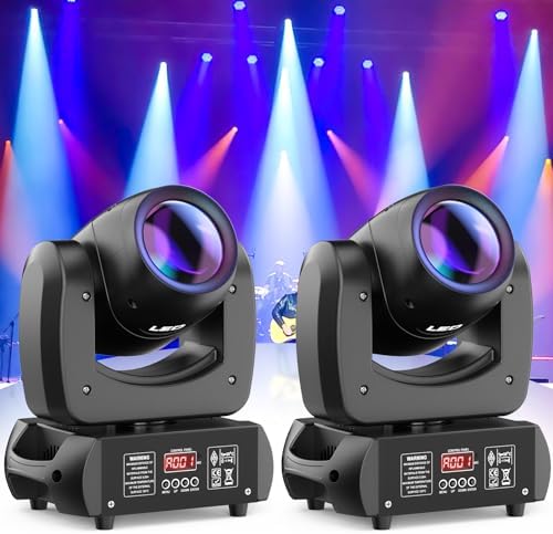 100W Moving Head DJ Lights Rotating 18-Facet Prism Stage Lighting 7 ...