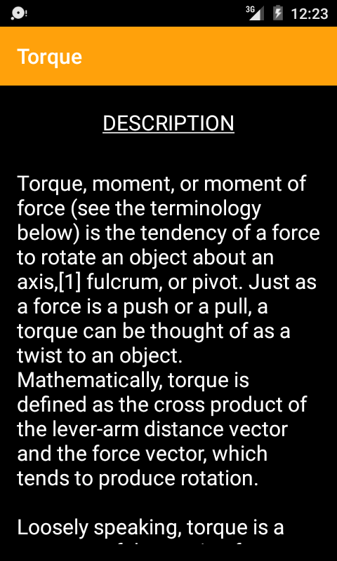 Torque(cross product) - App on Amazon Appstore