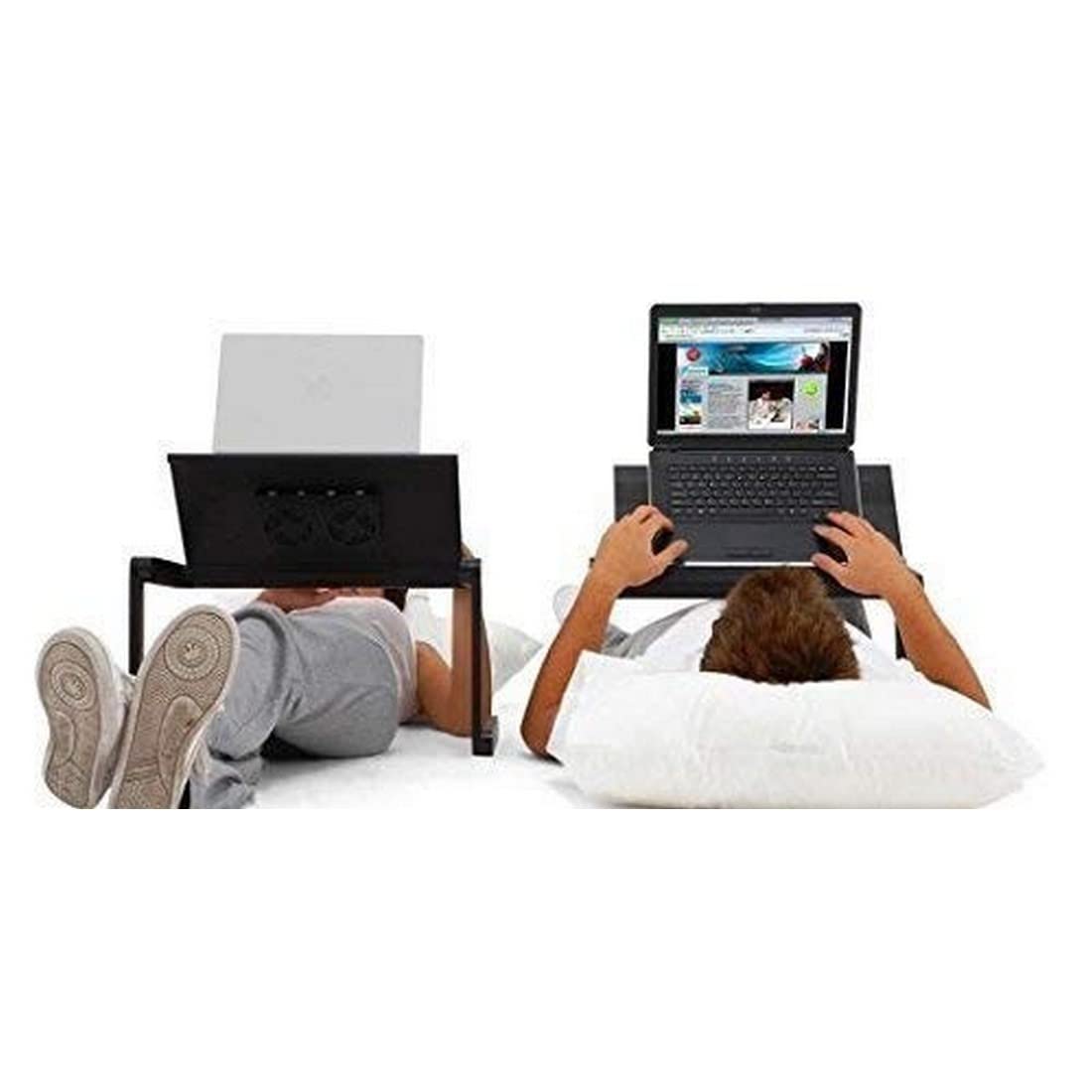 Chad Laptop Table T-8 360 Degree Multi-Angle Adjustable Folding ...