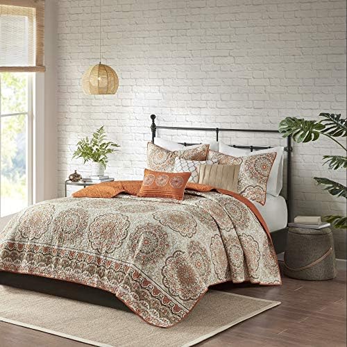 Amazon.com: Madison Park Claire Quilt Modern Design - All Season ...