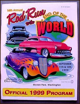 16th Annual Rod Run to the End of the World 1999 Program Ocean Park ...