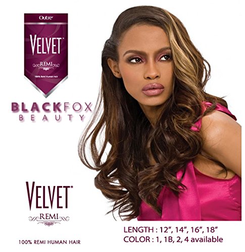 Amazon.com: Outre VELVET REMI YAKI-100% REMI HUMAN HAIR (14", 1)