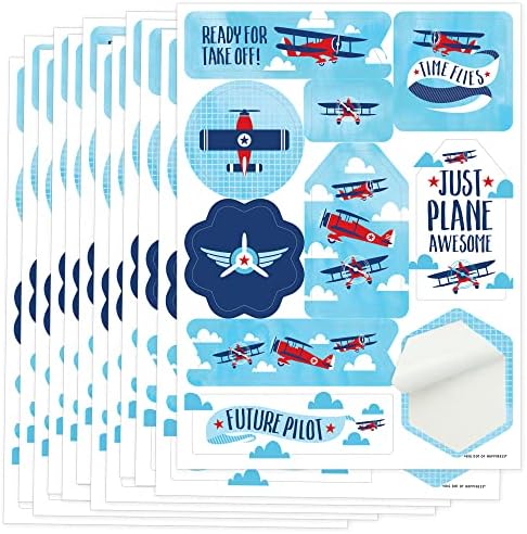 Amazon.com : Big Dot of Happiness Taking Flight - Airplane - Vintage ...
