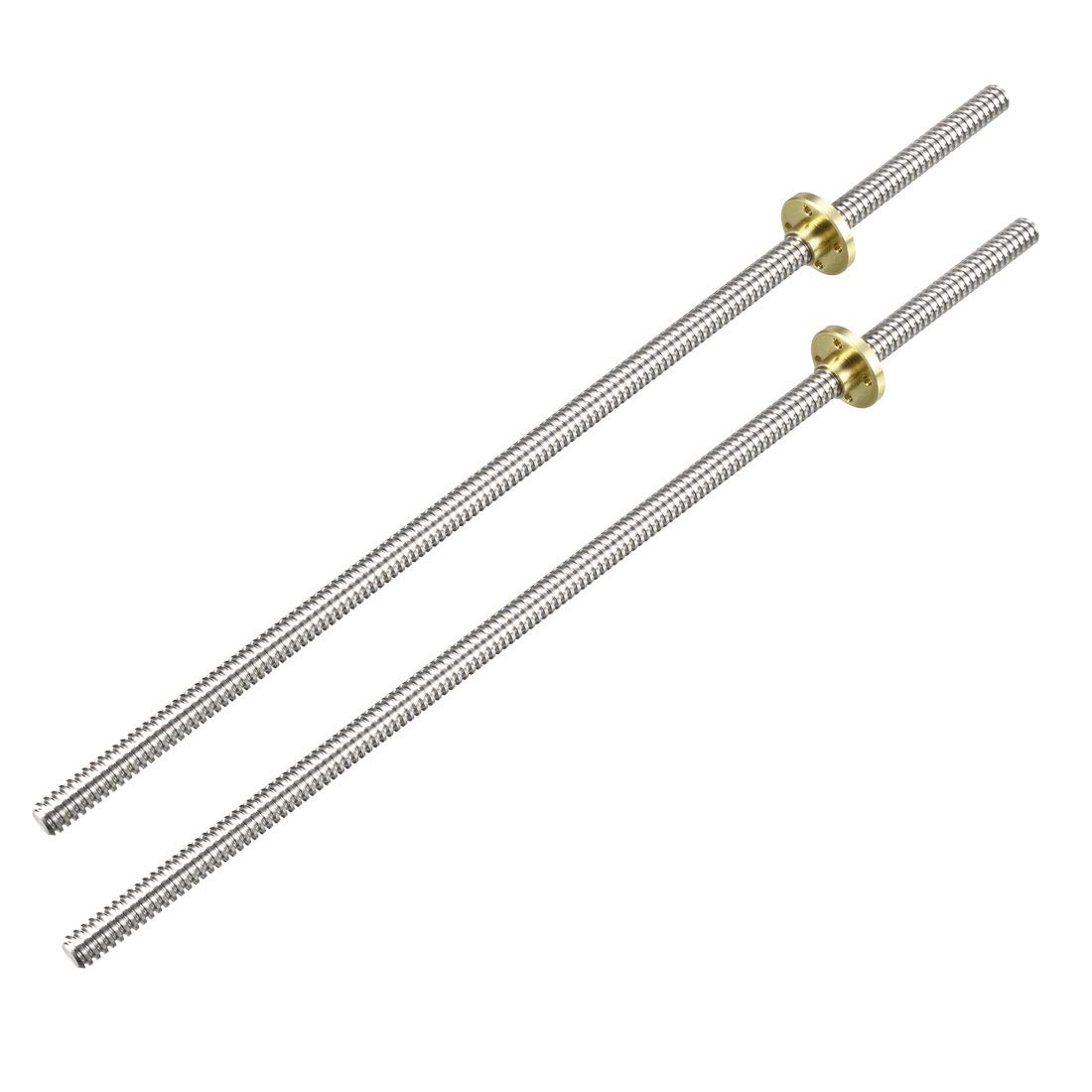 Uxcell 300mm Length T8 8mm Dia Lead Screw Rod 2 Lead Stainless Steel uxcell-300mm-length-t8-8mm-dia-lead-screw-rod-2-lead-stainless-steel