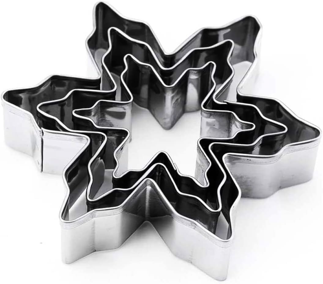 Amazon.com: Winter Snowflake Cookie Cutter Set - 5 Piece - Stainless ...