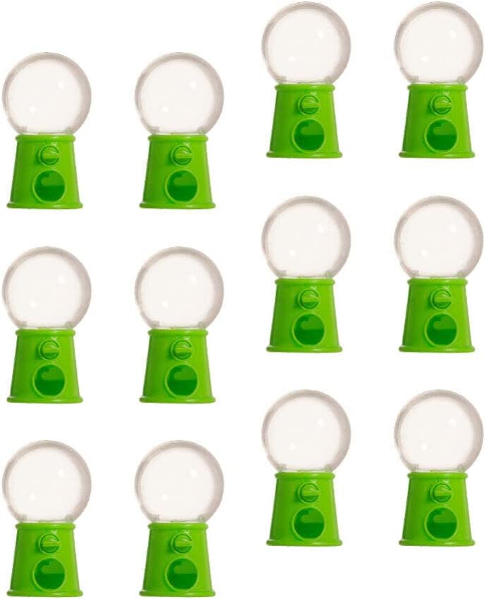 Amazon.com: Alipis 12pcs Gumball Machine Mini Candy Dispenser Piggy Bank Desktop Bubble Gum ...