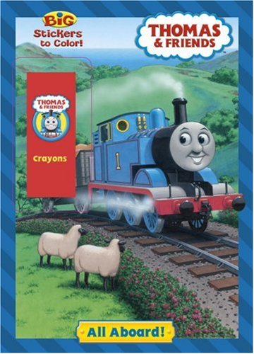 Amazon | All Aboard! (Thomas & Friends) (Color Plus Crayons and Sticker ...