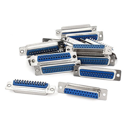 Alcoa PrimeDB25 25-Pin 2-Row Female Plug Computer VGA Cable Connector ...