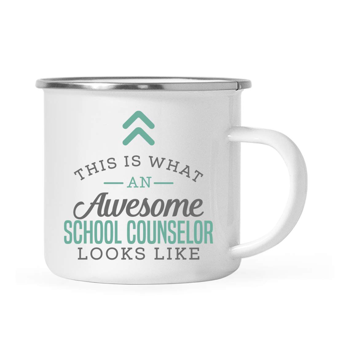 Amazon.com: Andaz Press 11oz. Stainless Steel Campfire Coffee Mug Gift ...