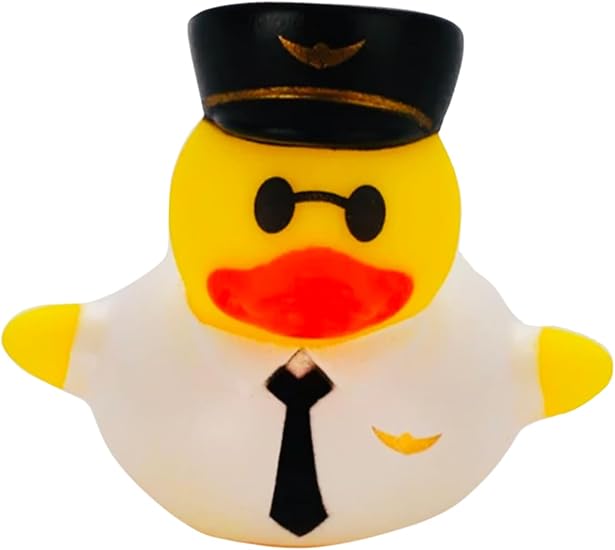 Amazon.com: Pilot Rubber Duck, Captain Rubber Duck, Aviation Rubber ...