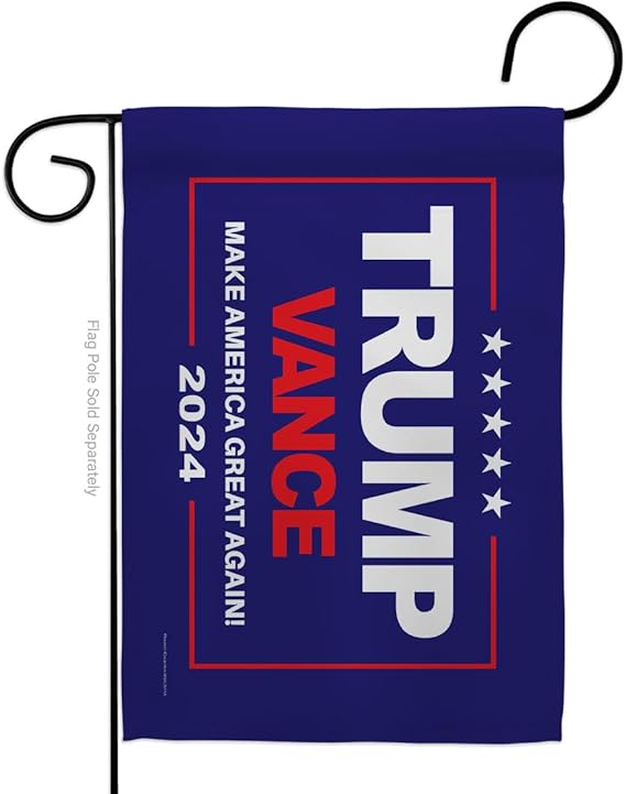 Amazon.com : Trump Vance 2024 Flag Garden Sign Wall Decor Home Yard ...