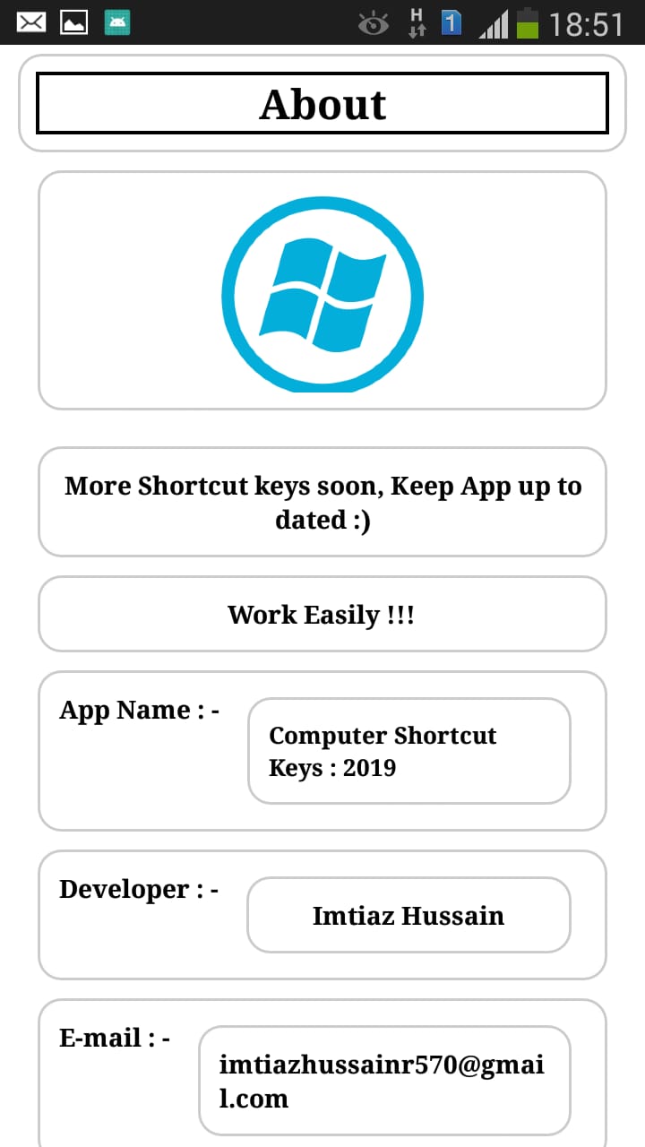 Free Computer Shortcut Keys 2019 - App on Amazon Appstore