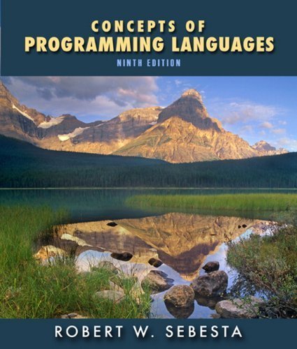 Concepts of Programming Languages (9th (nineth) Edition): Robert W ...