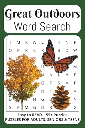 Amazon.com: Great Outdoors Word Search: Word Searches with Easy to Read ...
