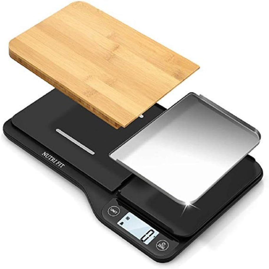 Amazon.com: NUTRI FIT Food Scale - 3 in 1 Digital Kitchen Scale, Weight ...
