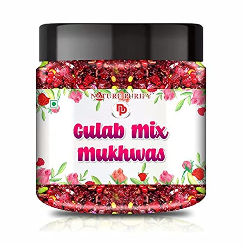 Nature Purify Flavoured Mukhwas (Mouth Freshner) - 400g (Gulab mix ...