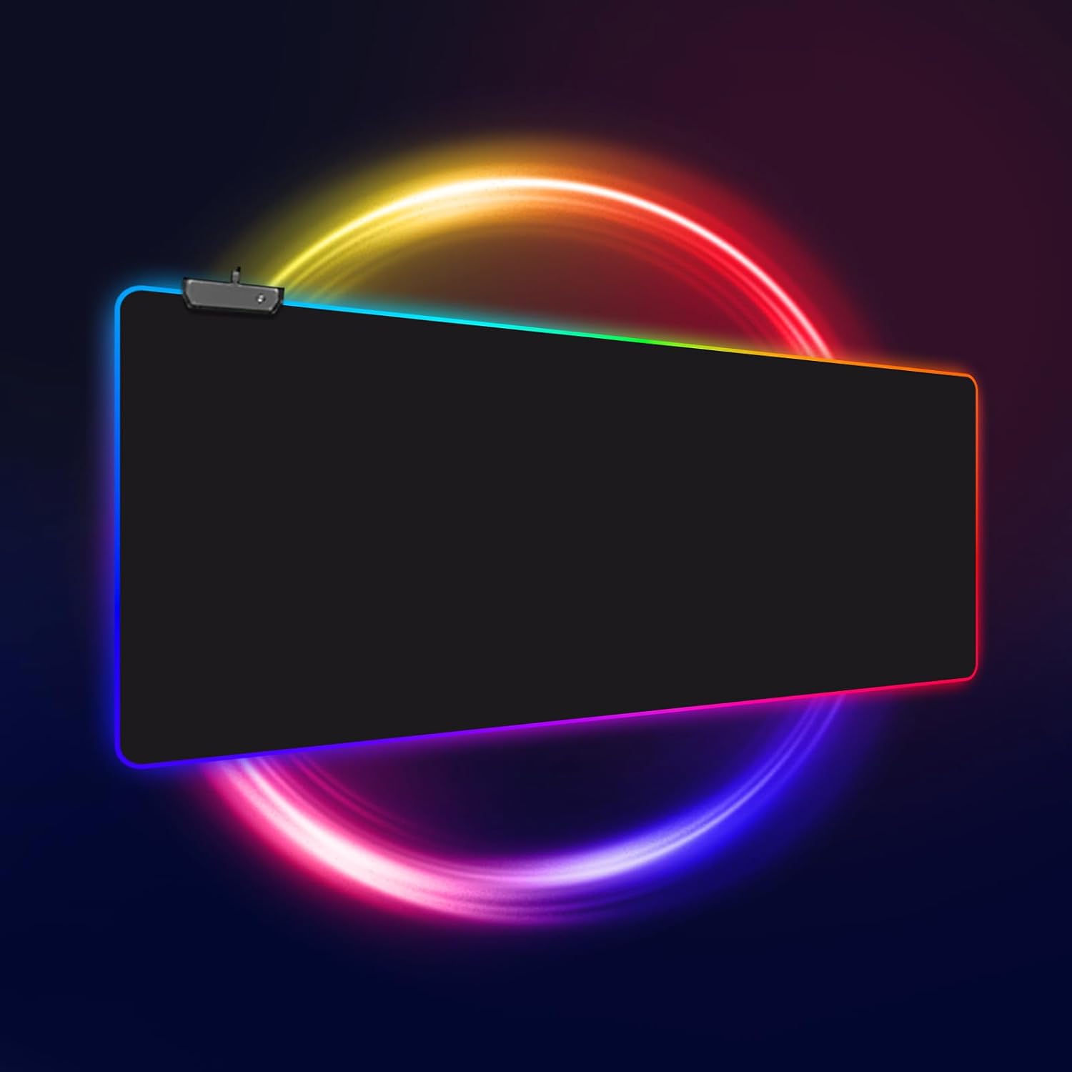 Amazon.com: ZHLHPER RGB Gaming Mouse Pad,13 Colors Led Light RGB PC ...