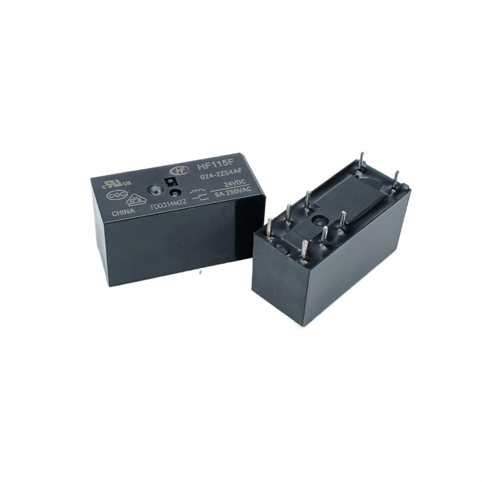 Automotive Electrical Relay 12V Relay HF115F 012-1ZS1 - 2 Pack DC Power ...