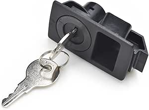 Amazon.com: Plastic Flat Buckle Lock Plastic Small Handle Lock Snap-in ...