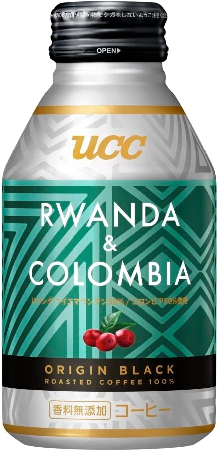 Amazon | UCC ORIGIN BLACK ルワンダ＆コロンビア 缶コーヒー275g×24本 | ブラック無糖 | コーヒー飲料 通販