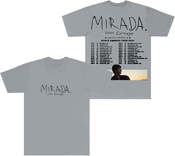 PBCIMNCV Ivan Cornejo Mirada Tour Merch T-shirts New Logo Tee Summer ...