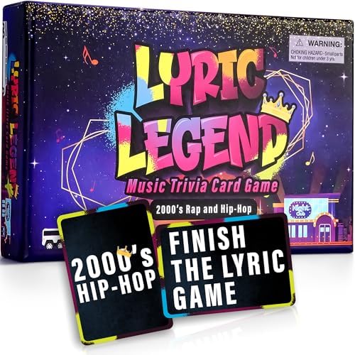 Amazon.com: 90's Song Lyric Game - Fun Music Trivia Game for Adults ...