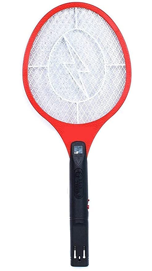 Mosquito Killer Racket Rechargeable Handheld Electric Fly Swatter ...