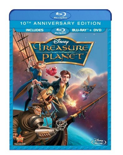Amazon.com: Treasure Planet (10th Anniversary Edition) (Blu-ray + DVD ...