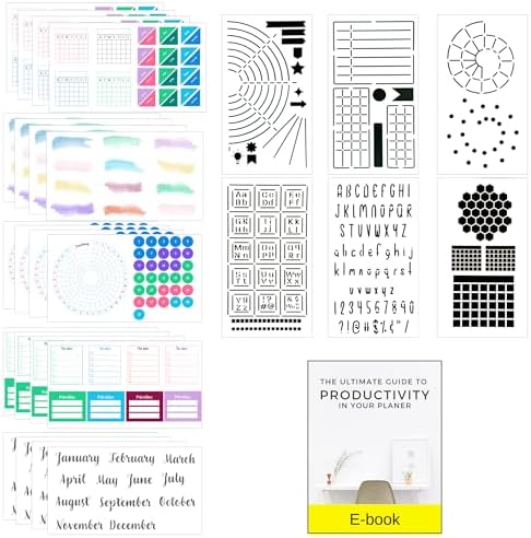 Amazon.com: Ultimate Productivity Stickers Set - Large Value Pack of 20 ...