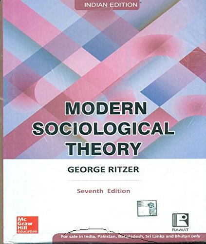 Modern Sociological Theory: George Ritzer: 9789352601691: Amazon.com: Books