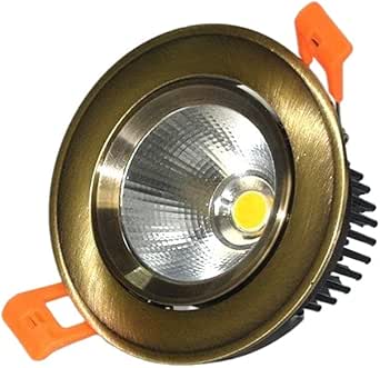 GeRRiT Retro Brass Round LED Spotlight 3W/5W/10W/12W/20W Embedded ...