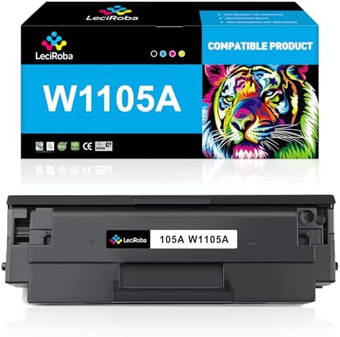 Amazon.com: LeciRoba 105A Toner Cartridge Compatible for HP 105A W1105A ...