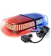 Amazon.com: Xprite Red Blue 240 LED Warning Strobe Beacon Light ...