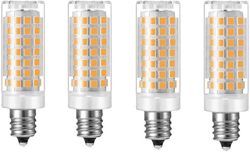 Edearkar 9W E17 LED Light Bulbs(4 Pack)-88 LEDs 2835 SMD E17 Ceramics ...
