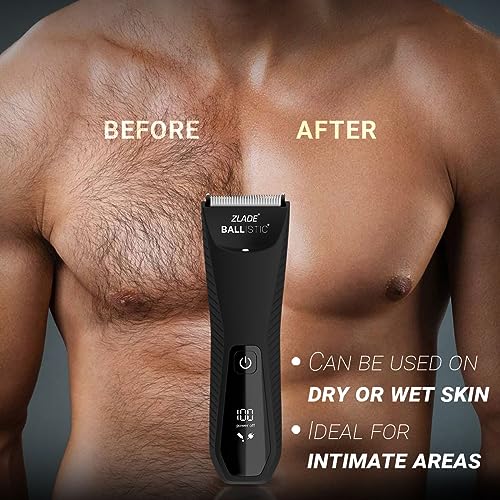 Zlade Ballistic TURBO 3.0 Full Body Manscaping Trimmer for Men | Body ...