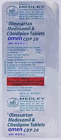 Omen CDP 20 MG - Strip of 10 Tablets : Amazon.in: Health & Personal Care