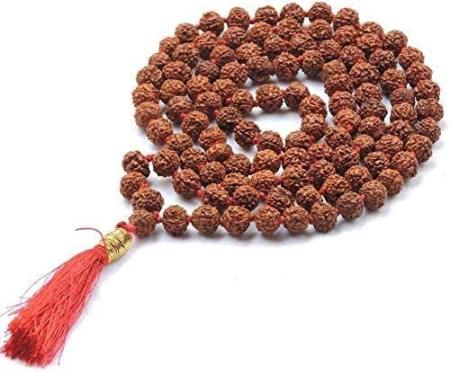 Rashi Ratna Rudraksha Mala 108 Beads Rudraksha Japa Mala for Women Men ...