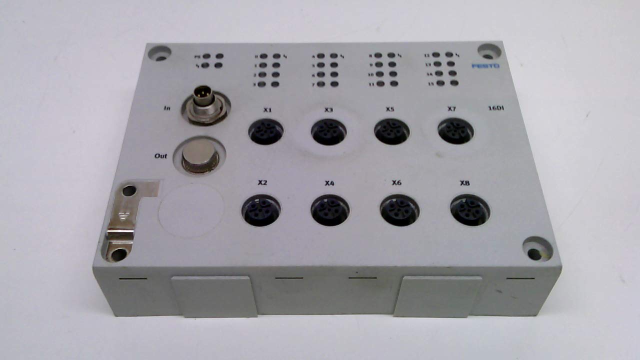 FESTO CP-E16-M12-EL 0.7 A, 16 INPUTS MAX., 18-30 VDC, 546923, CPI ...
