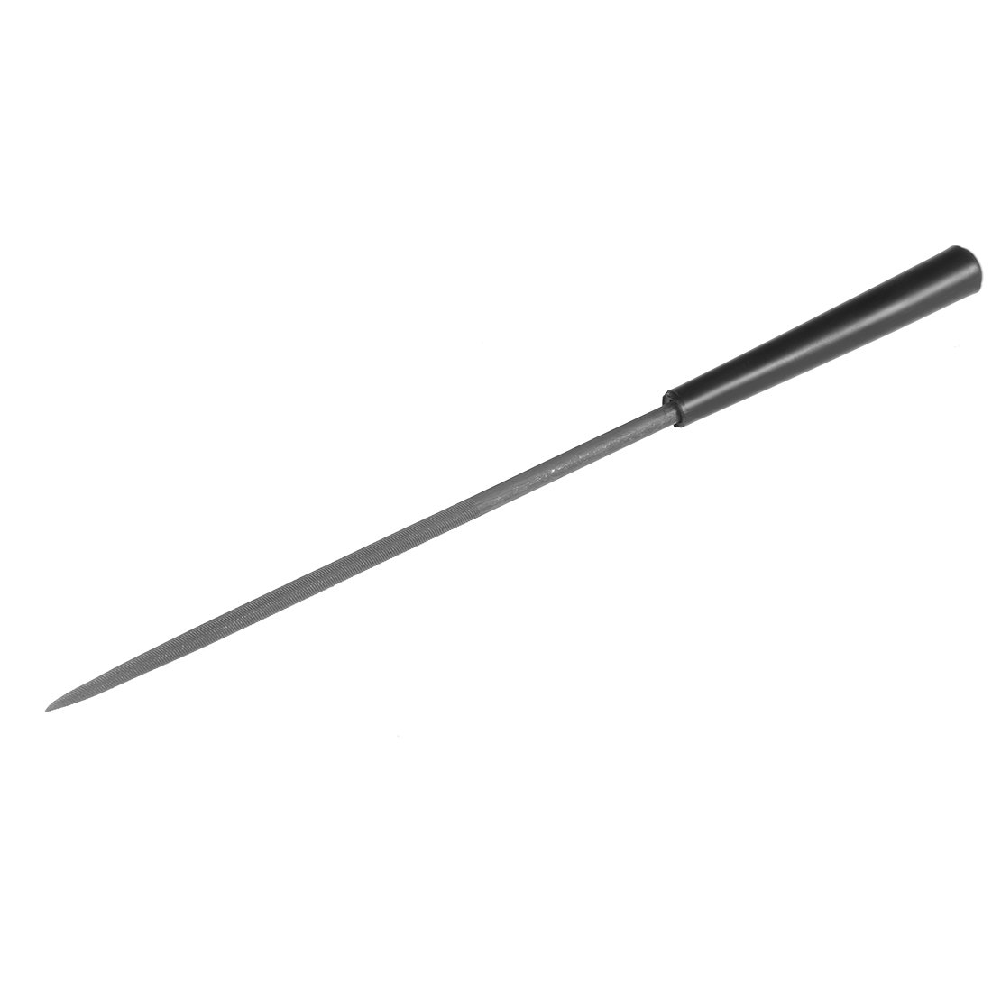 Sourcingmap Second Cut Steel Round Needle File with Plastic Handle, 3mm ...