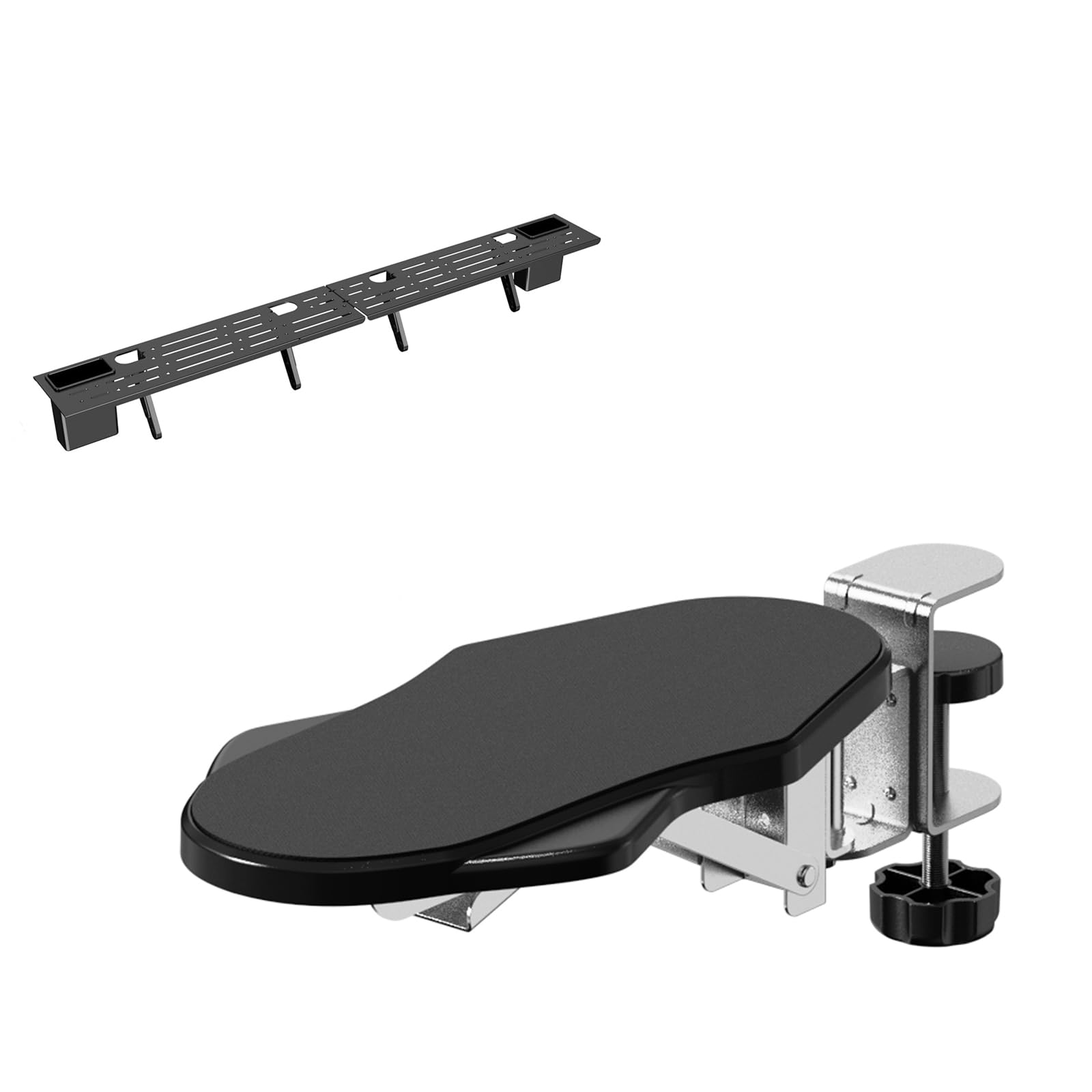 Amazon.com: CABTE Computer Arm Rest for Desk and Steel Tv Top Shelf ...